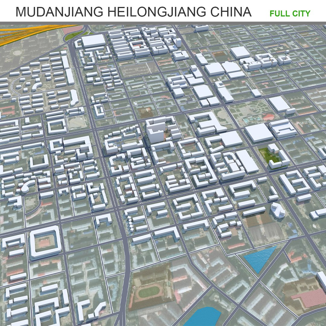 3D Mudanjiang Heilongjiang China model - TurboSquid 2114066
