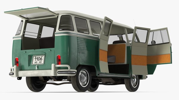 modelo 3d Volkswagen Tipo 2 Autobús Interior Sencillo - TurboSquid 2261826