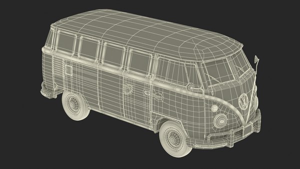 modelo 3d Volkswagen Tipo 2 Autobús Interior Sencillo - TurboSquid 2261826