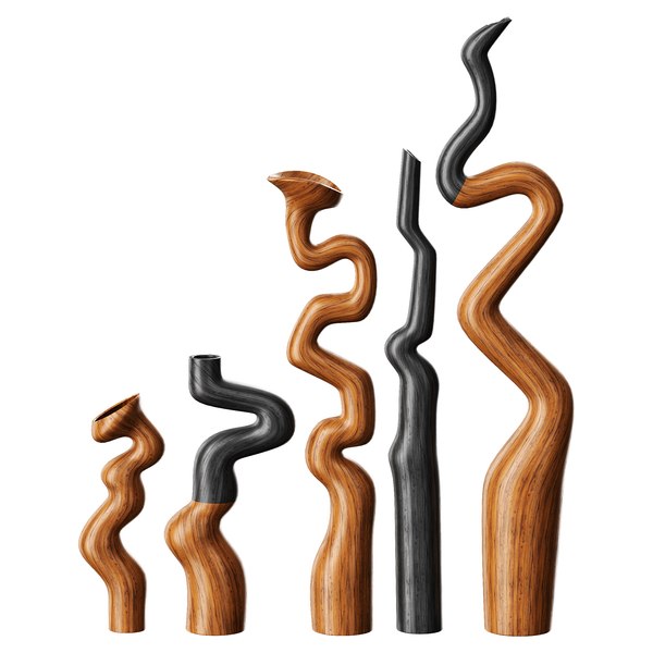 木製の花瓶3Dモデル - TurboSquid 2315010