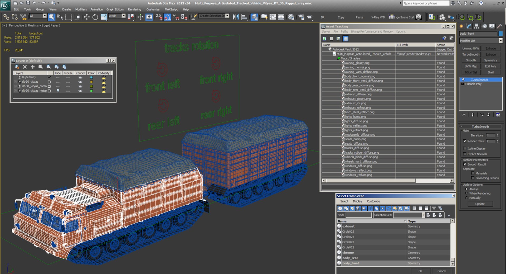 Multi Purpose Articulated Tracked Vehicle 3D Model - TurboSquid 1225631