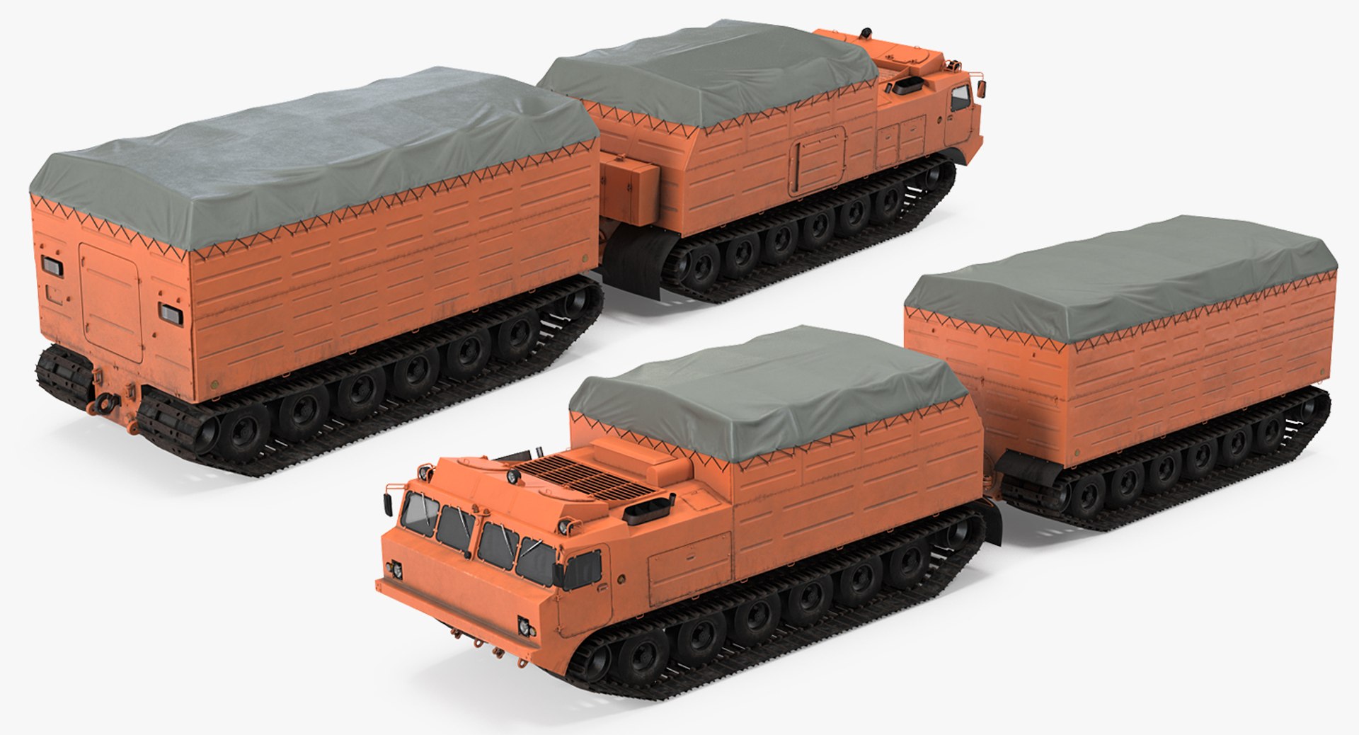 Multi Purpose Articulated Tracked Vehicle 3D Model - TurboSquid 1225631