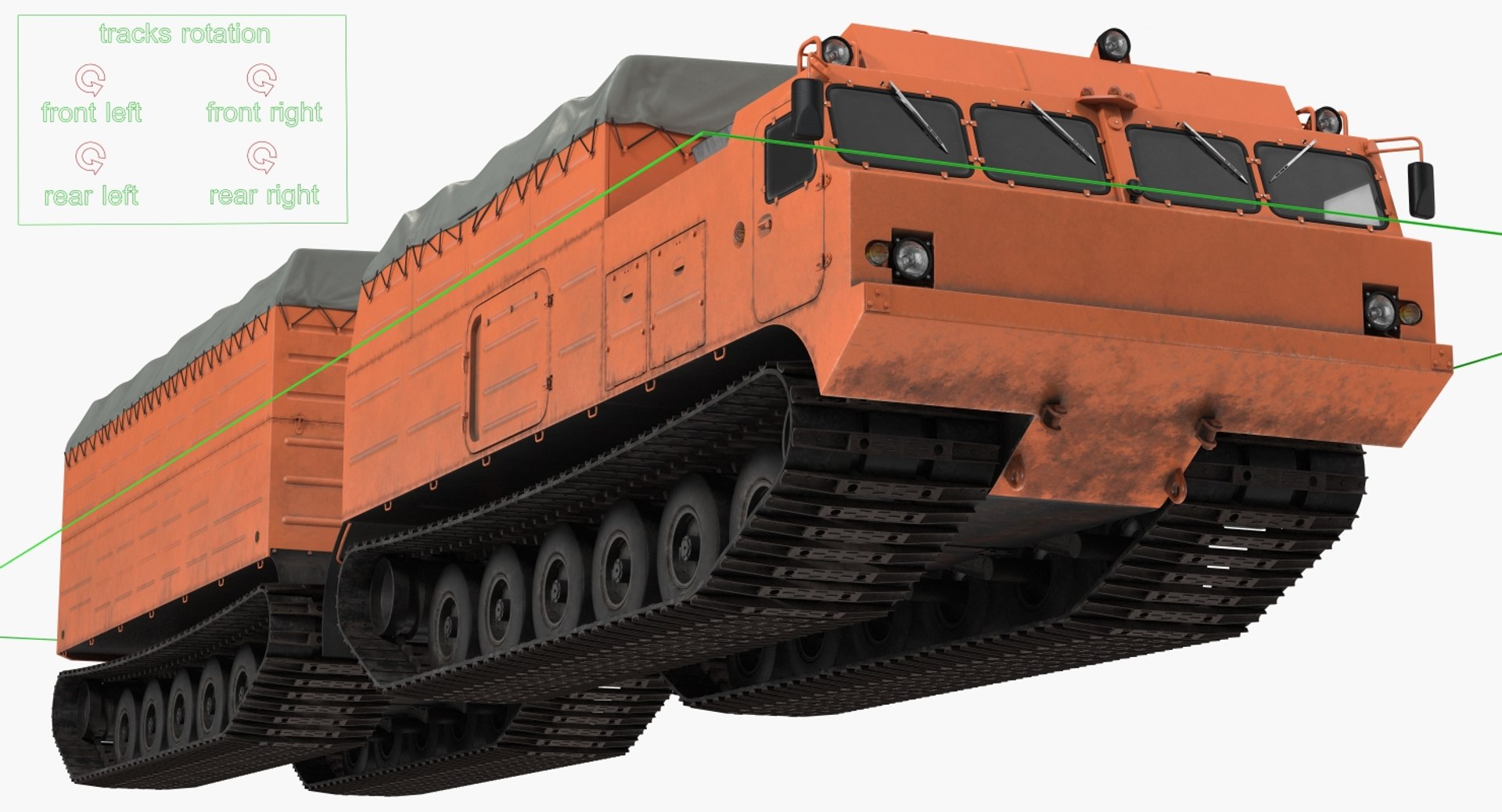 Multi Purpose Articulated Tracked Vehicle 3D Model - TurboSquid 1225631