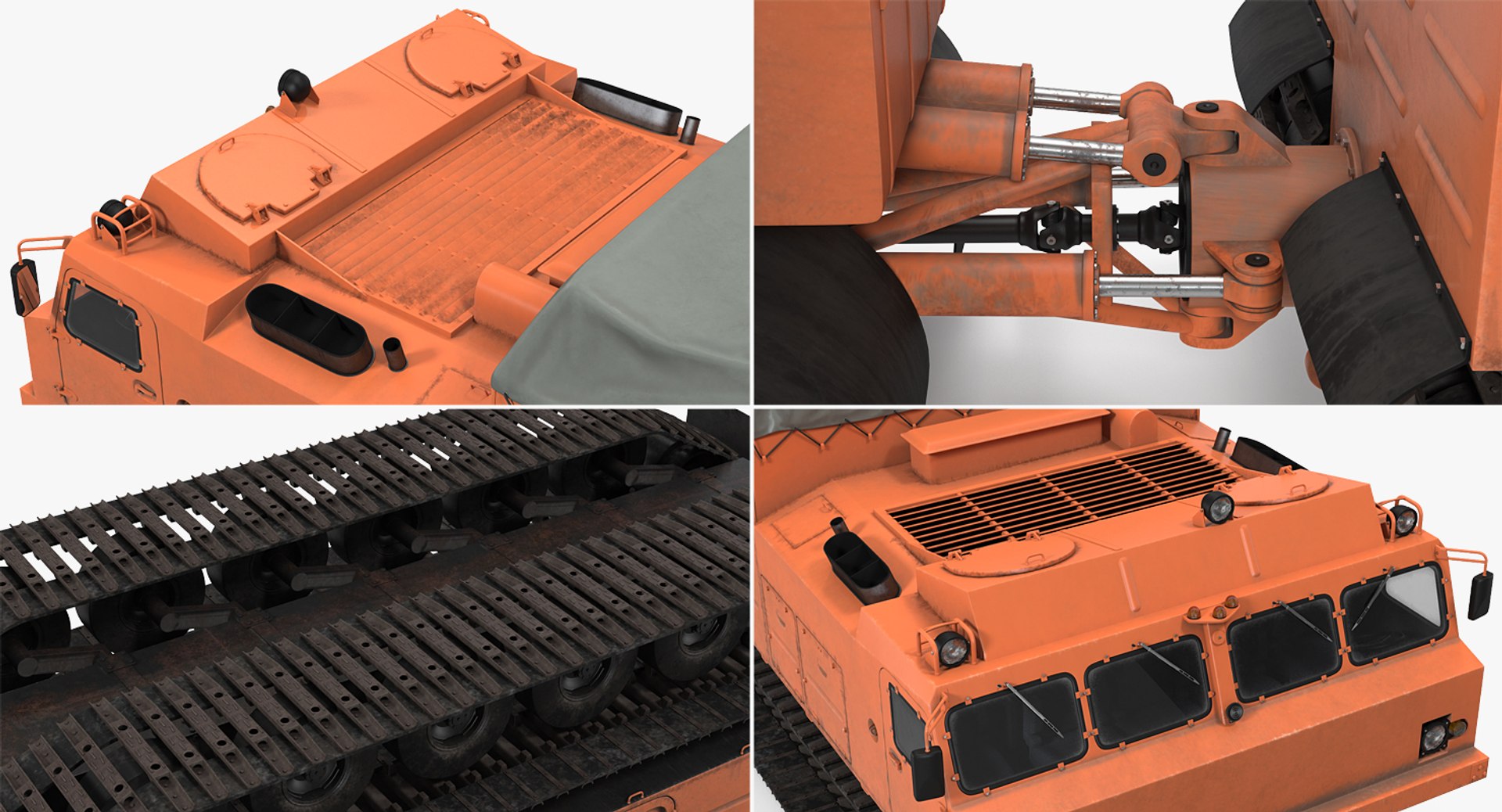 Multi Purpose Articulated Tracked Vehicle 3D Model - TurboSquid 1225631