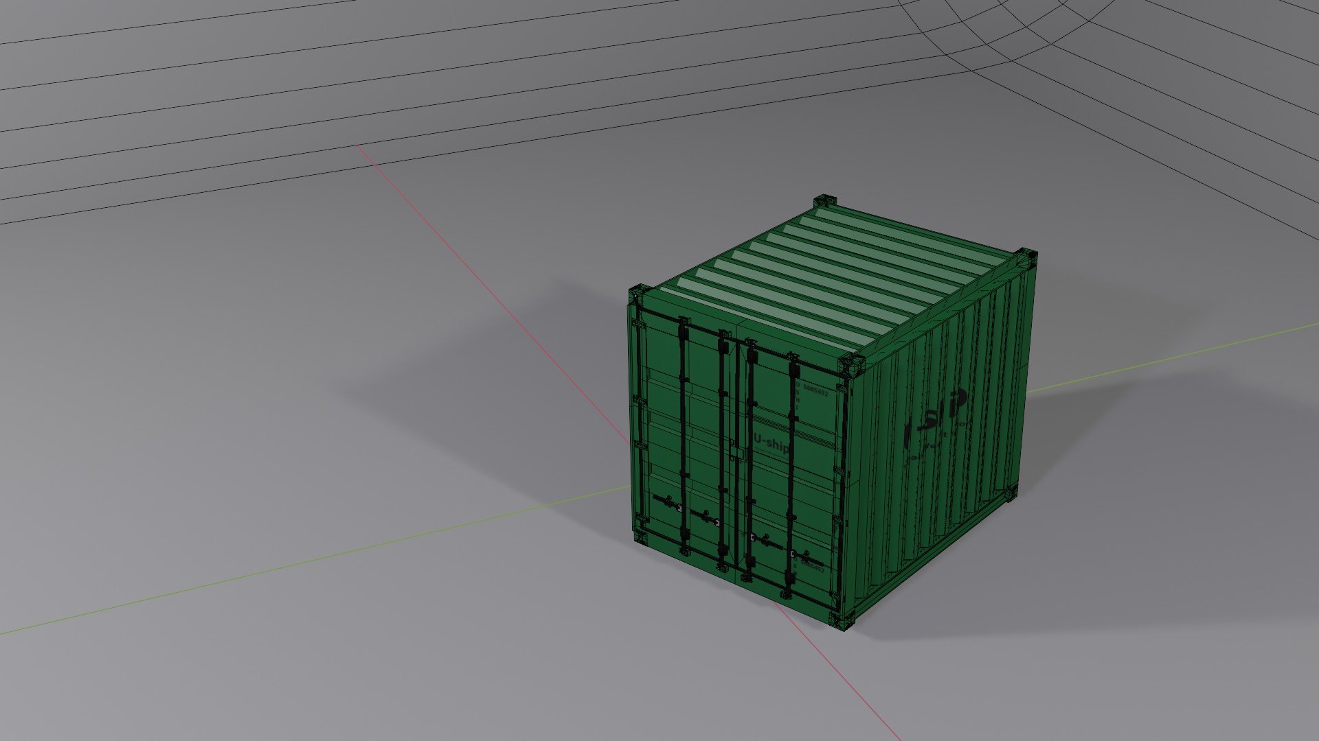 10 Foot Standard Height Shipping Container 3D Model - TurboSquid 1781530