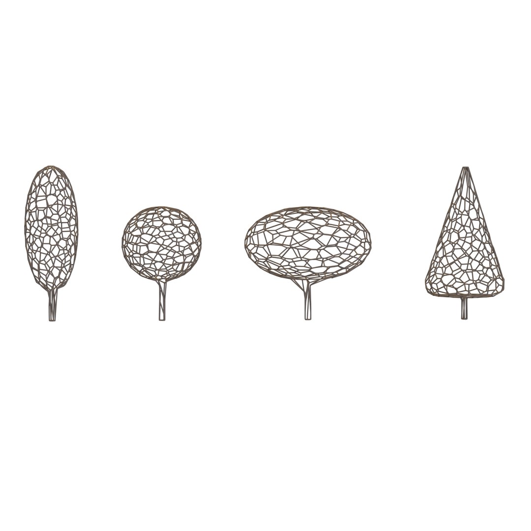 VORONOI TREE 3D Model - TurboSquid 2210940