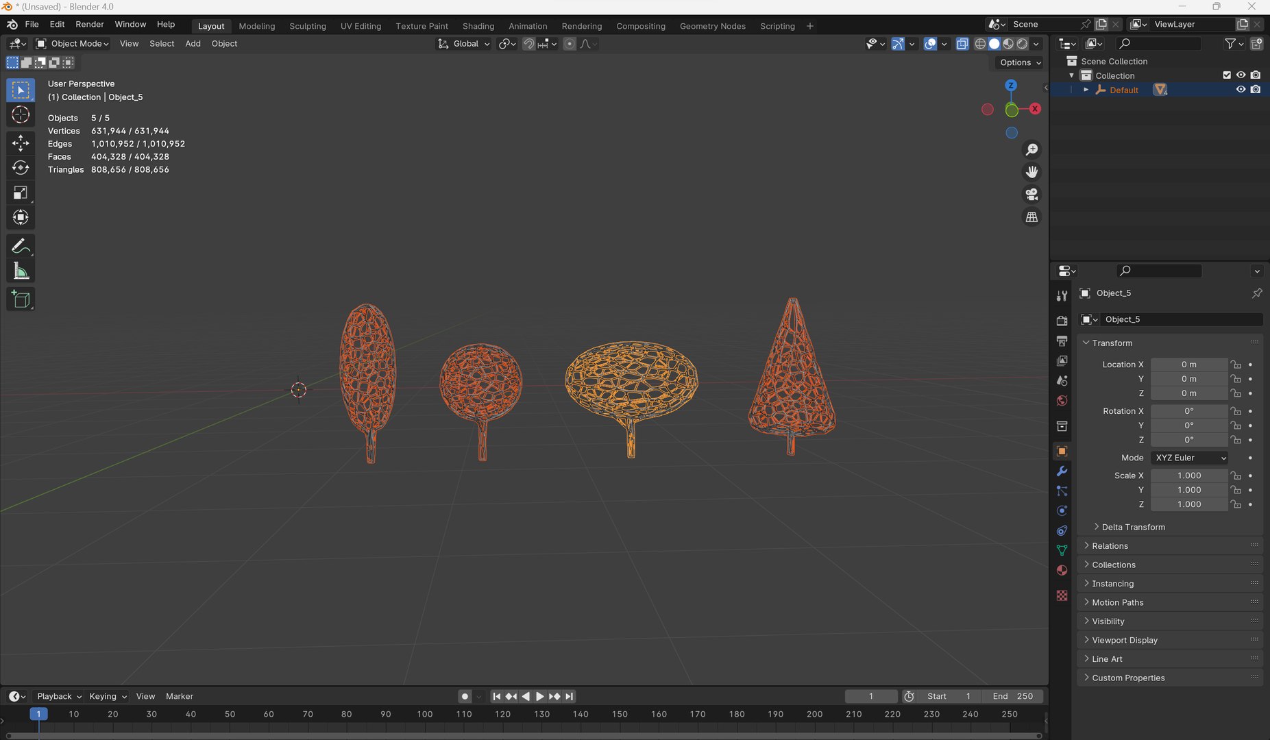 VORONOI TREE 3D Model - TurboSquid 2210940