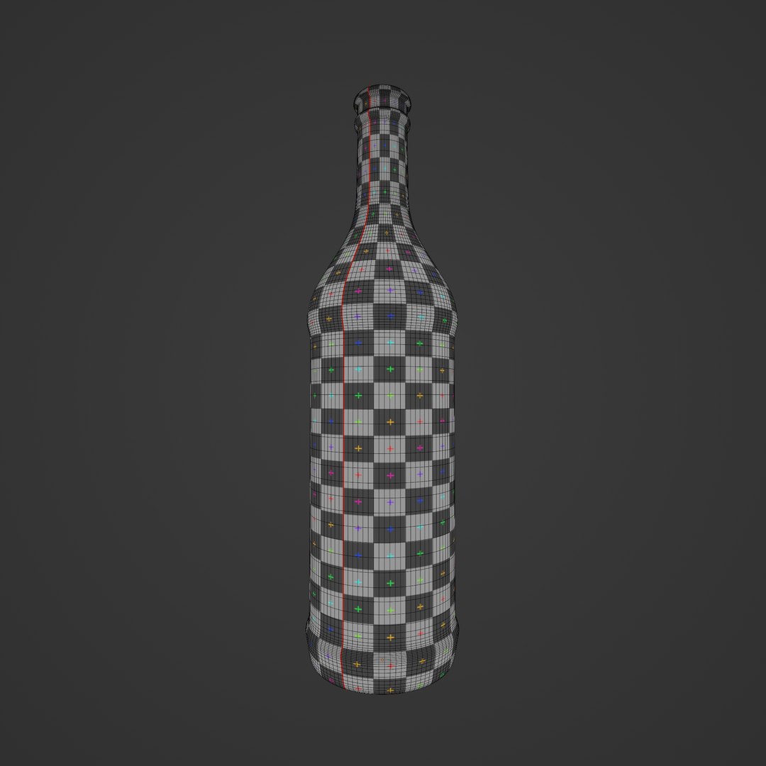 Realistic 3D Model Of A Glass Bottle 3D Model - TurboSquid 2092325
