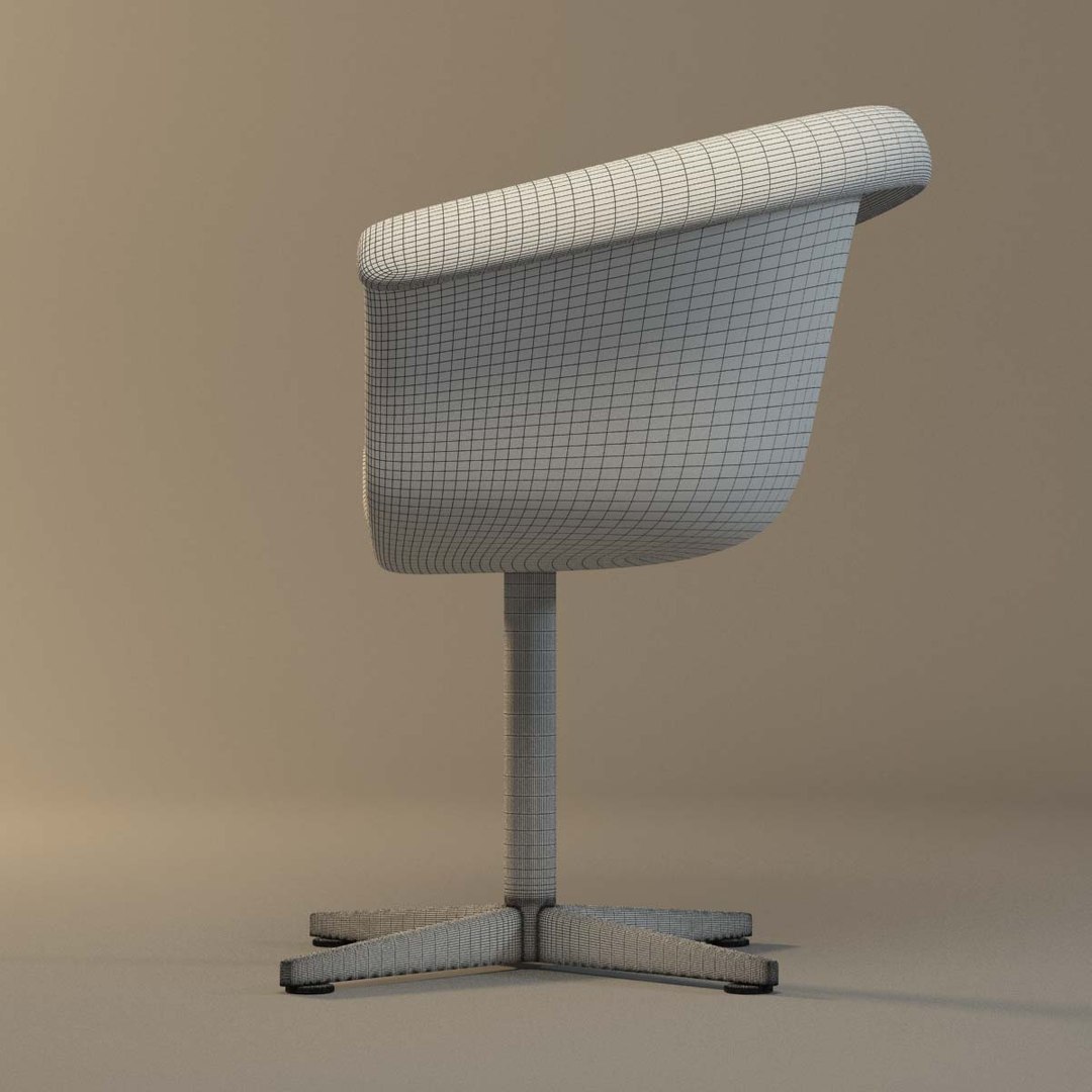 wicker chair 3d model