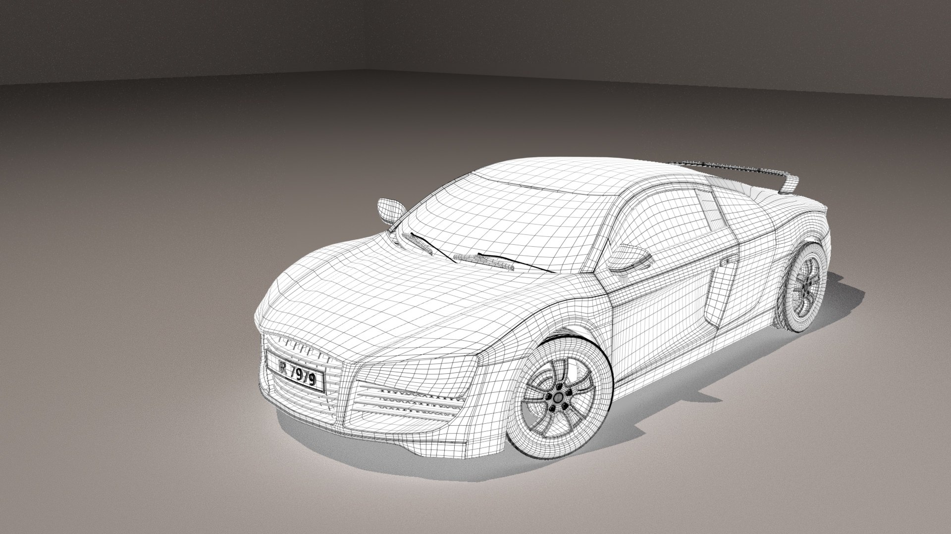 Free 3D Audi2008 - TurboSquid 1729229