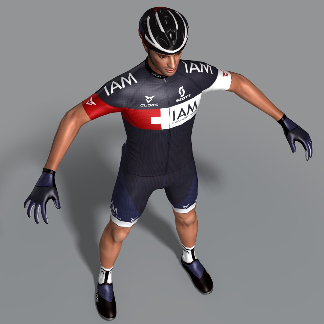 3d Model Cyclist