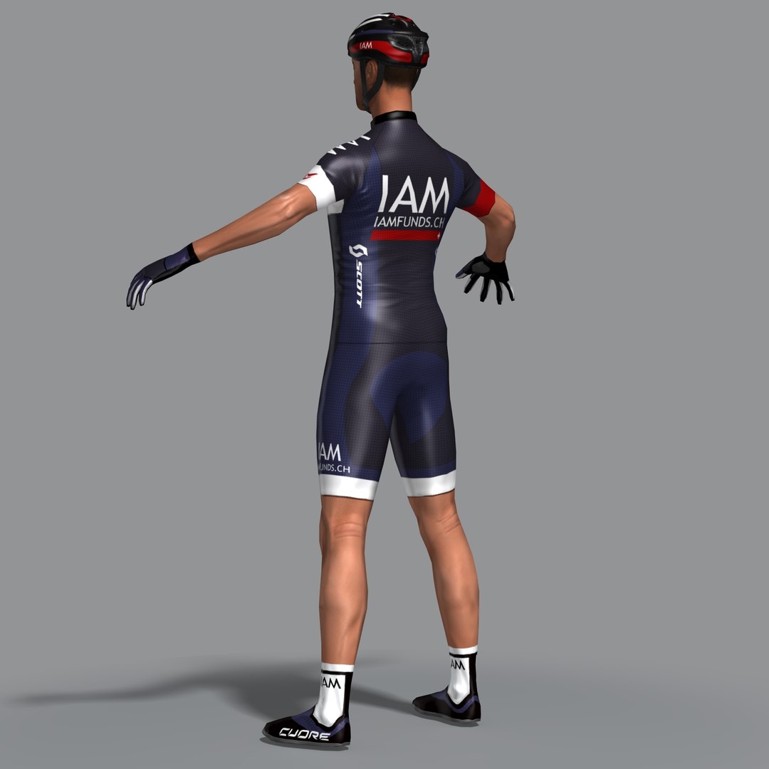 3d Model Cyclist