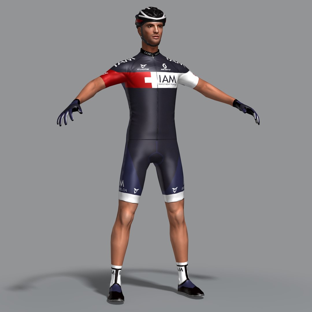 3d Model Cyclist