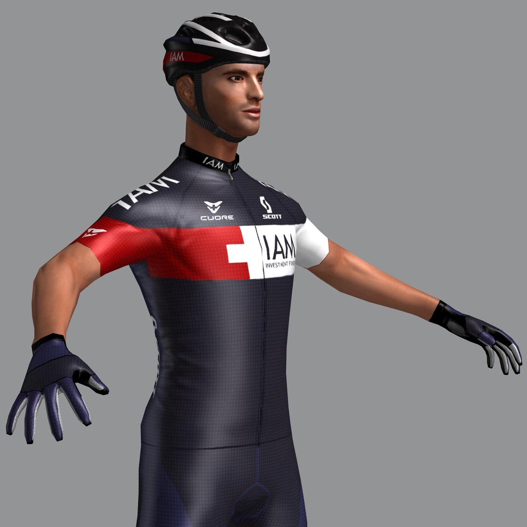 3d Model Cyclist