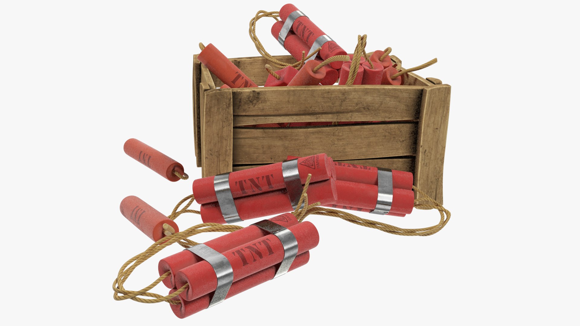 3D Tnt Box - TurboSquid 1451378