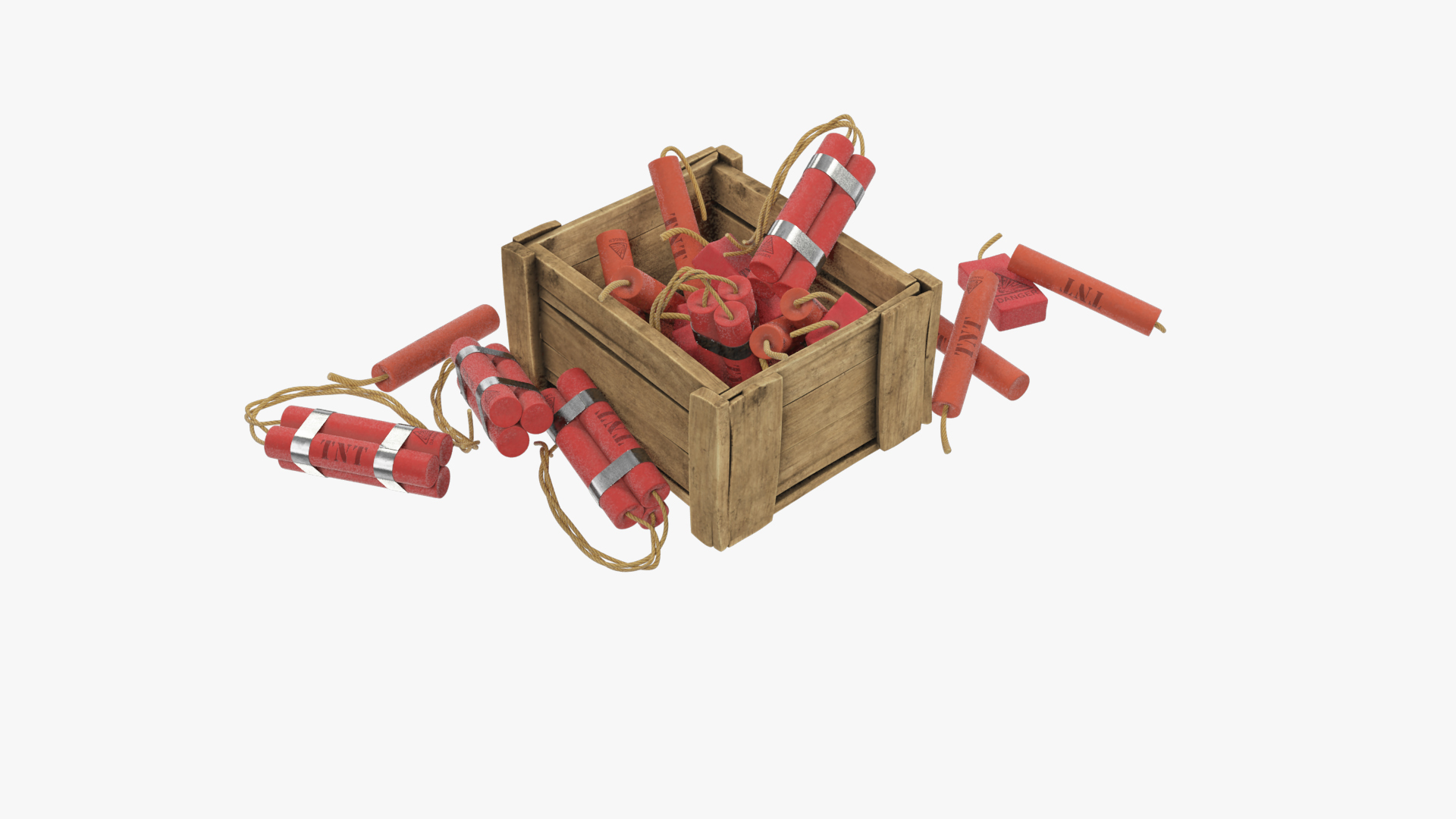 3D Tnt Box - TurboSquid 1451378