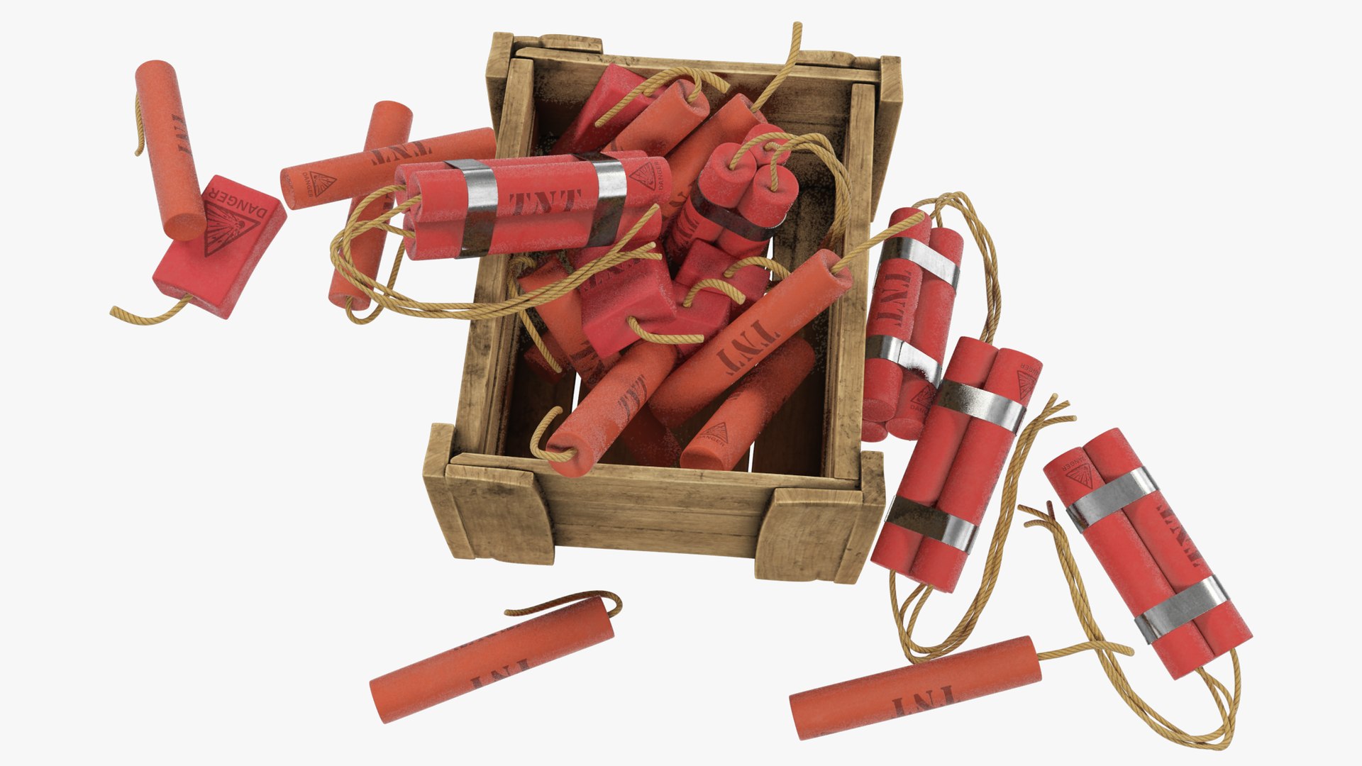 3D Tnt Box - TurboSquid 1451378