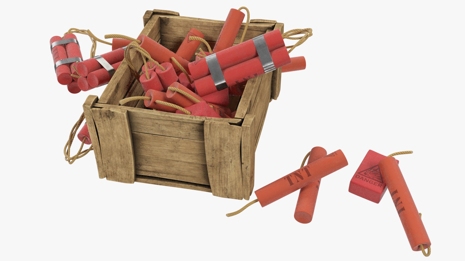 3D Tnt Box - TurboSquid 1451378