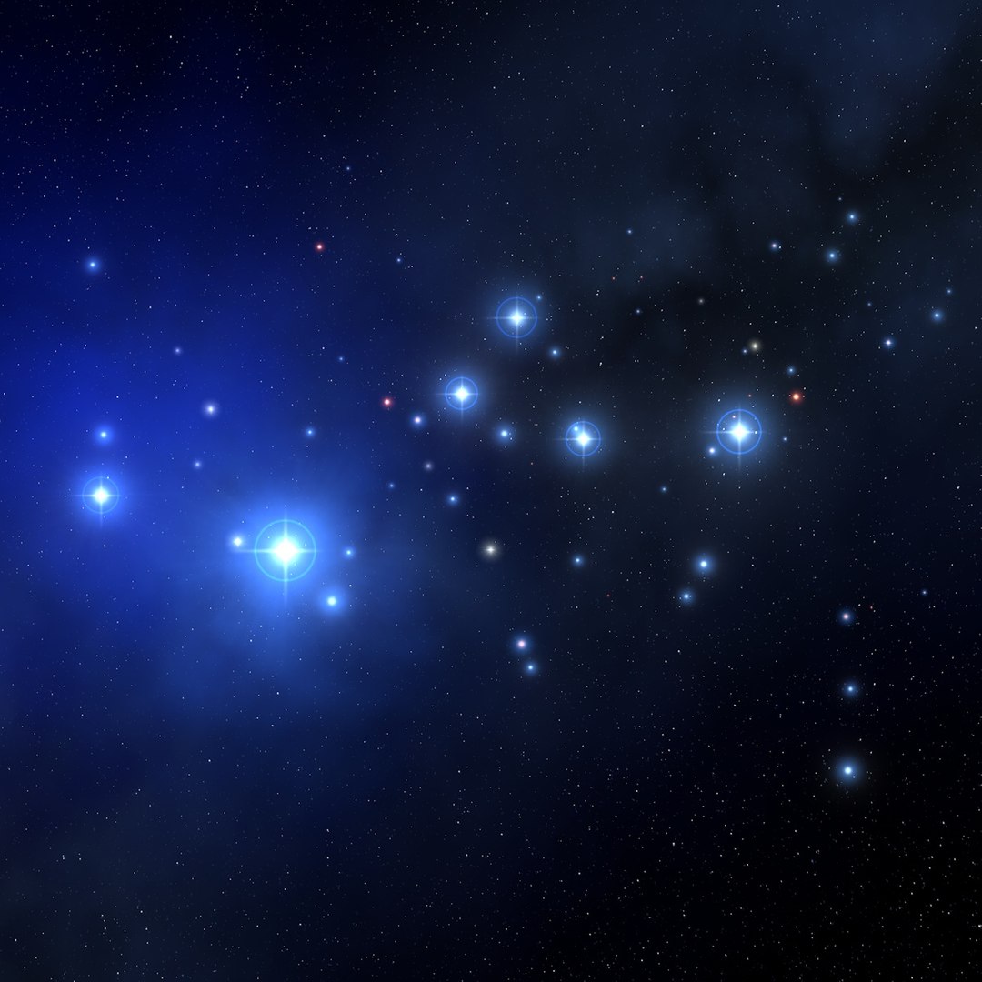 3D Model Pleiades Star Blue - TurboSquid 1649025