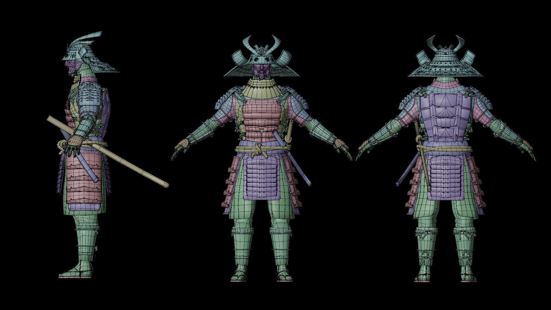 3D Samurai Demon - TurboSquid 2118540