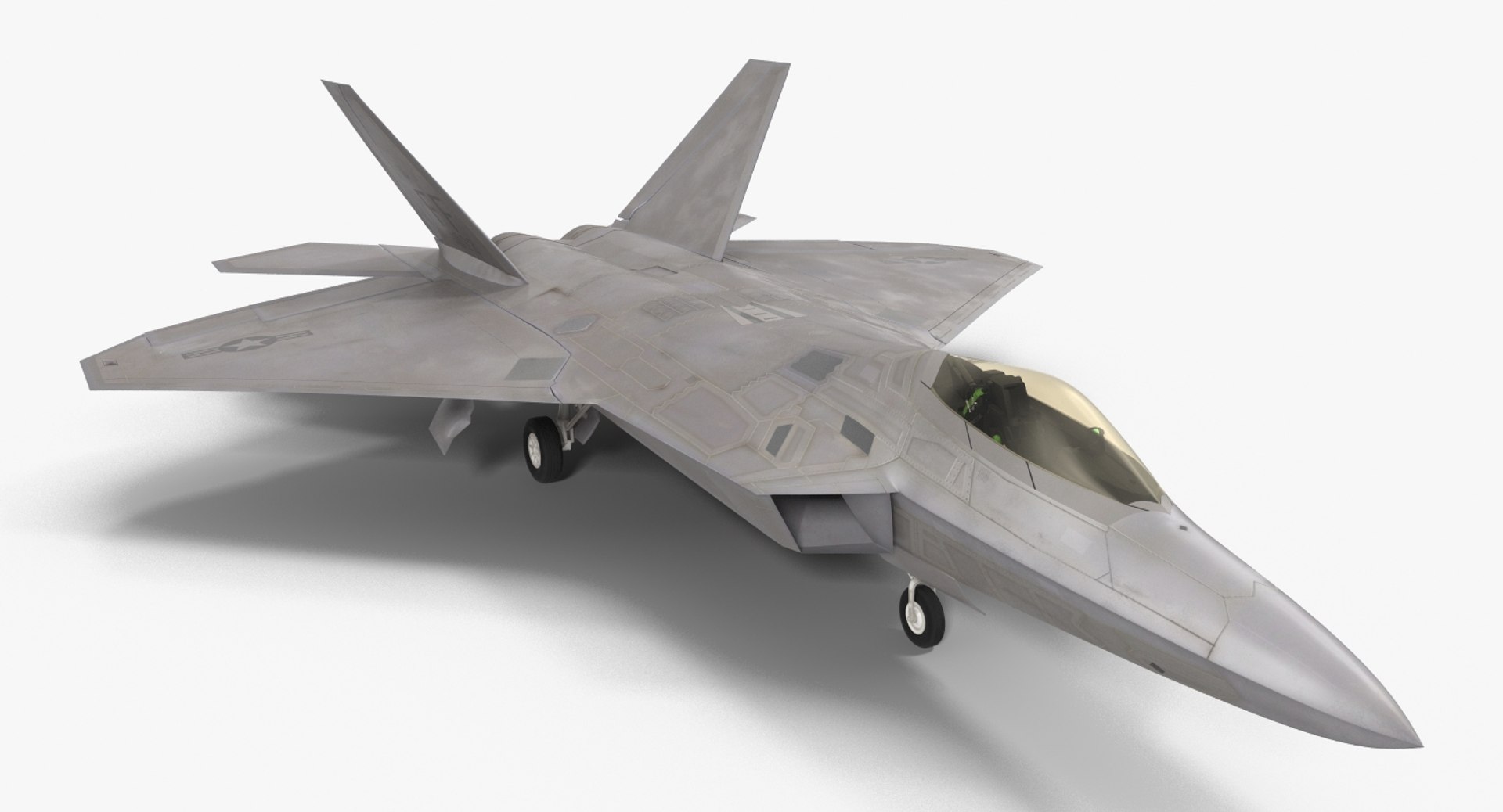 f 22 raptor rigged 3d ma