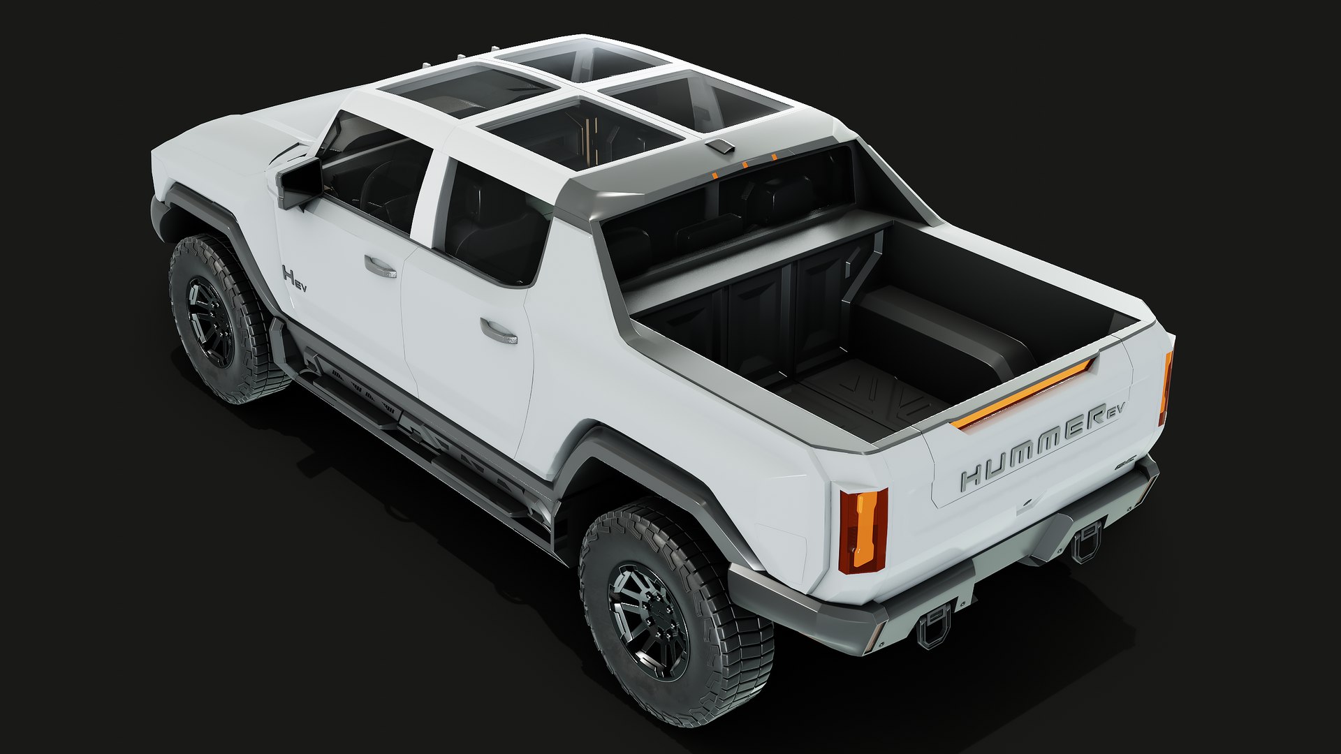 2023 GMC Hummer EV SUT Model - TurboSquid 2023645