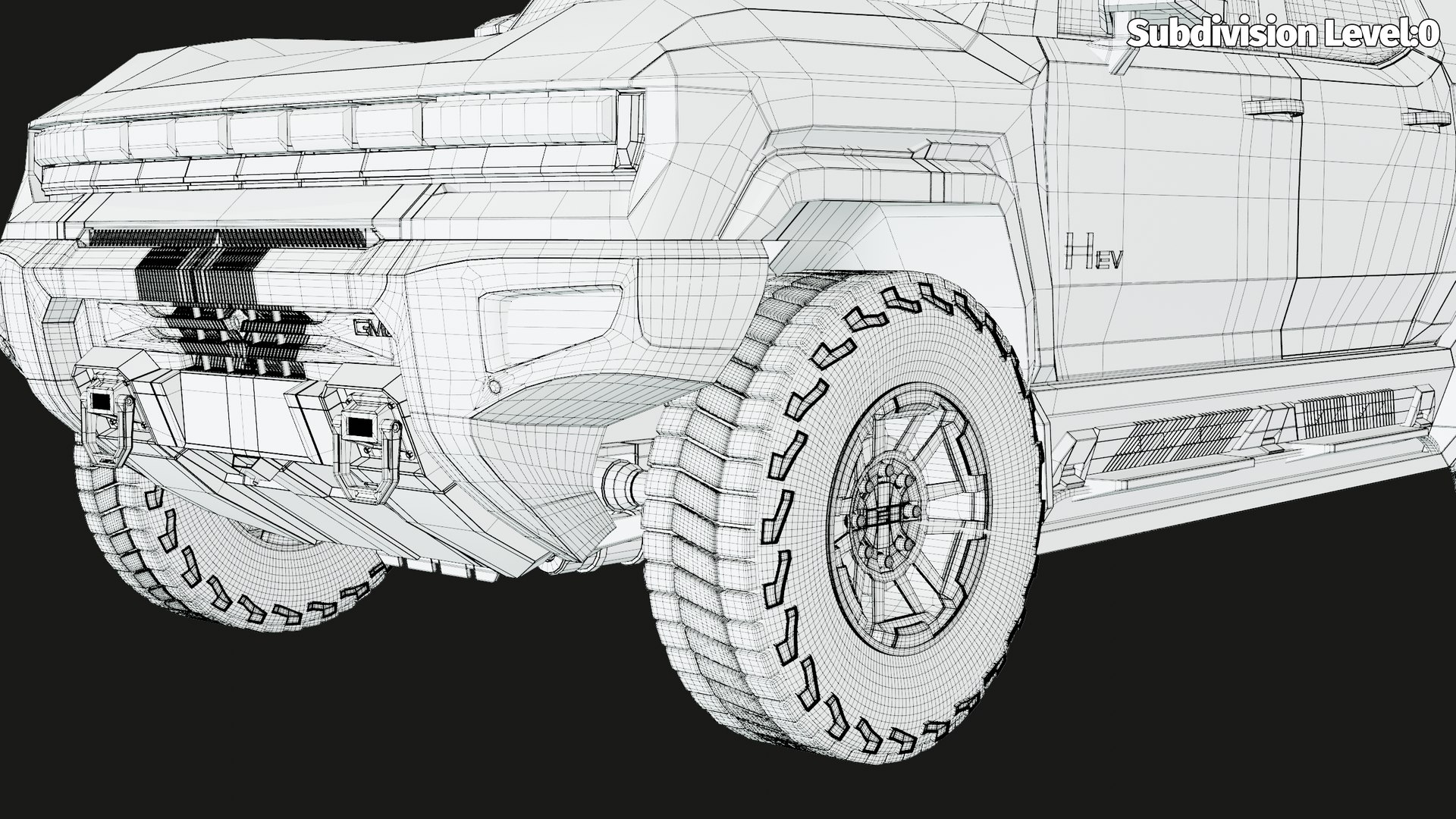 2023 GMC Hummer EV SUT model - TurboSquid 2023645