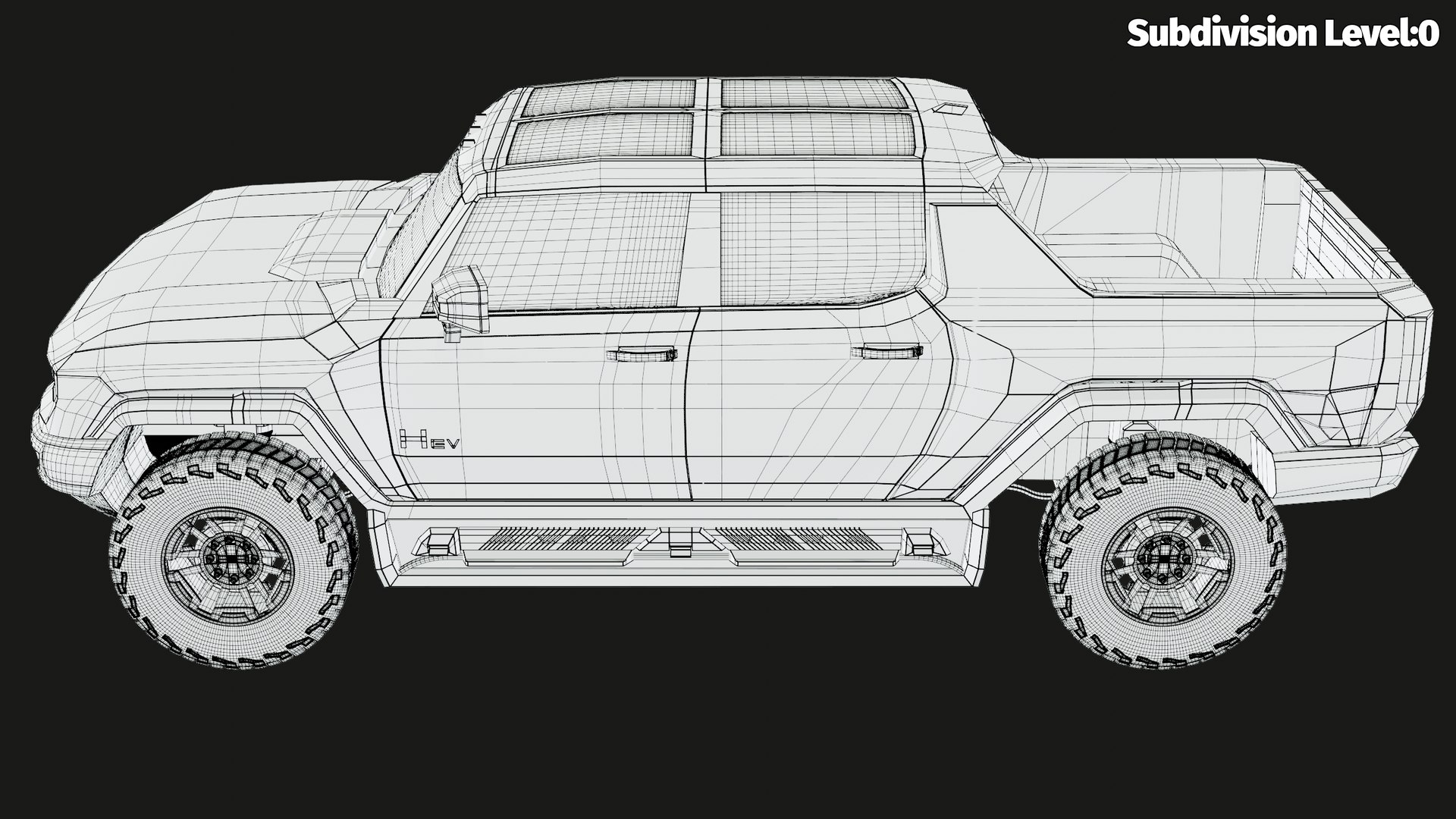 2023 GMC Hummer EV SUT model - TurboSquid 2023645