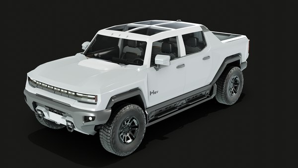 2023 GMC Hummer EV SUT 3D 모델 - TurboSquid 2023645