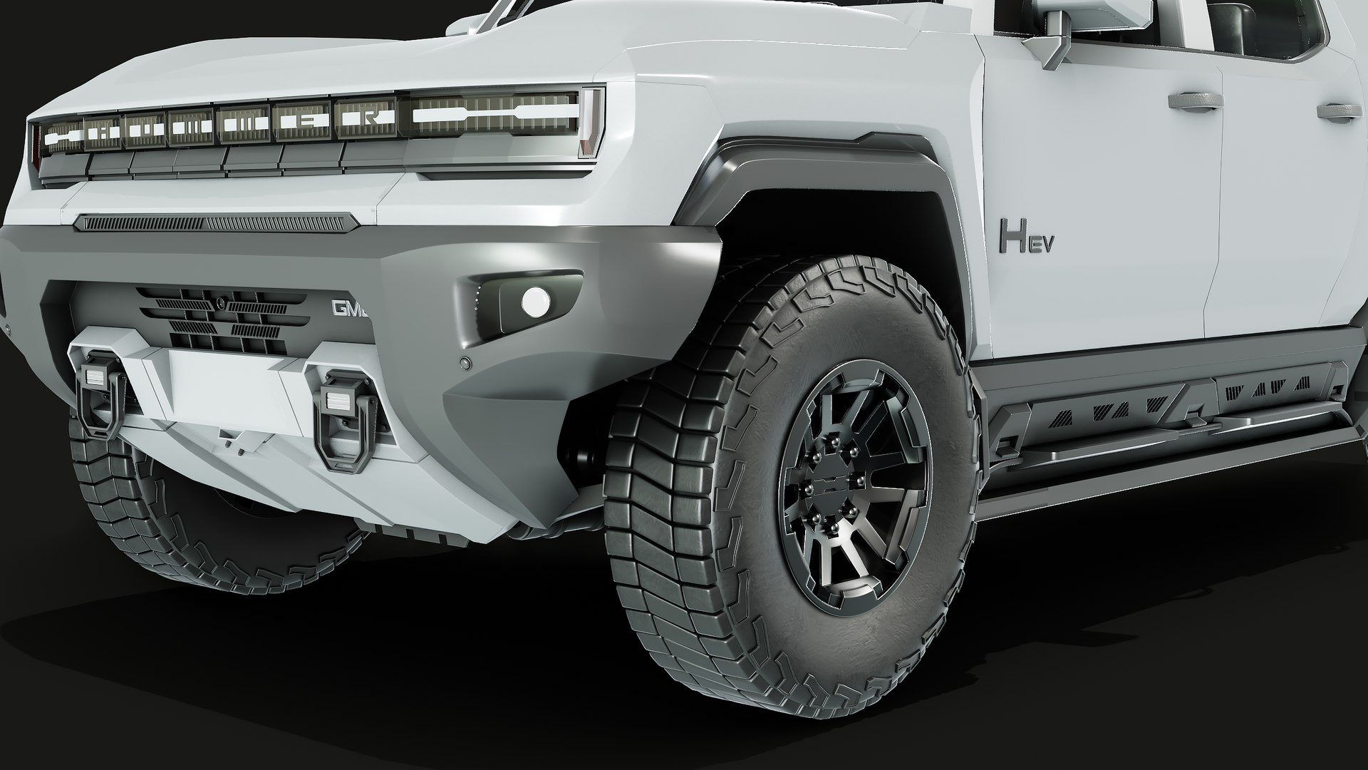 2023 GMC Hummer EV SUT Model - TurboSquid 2023645