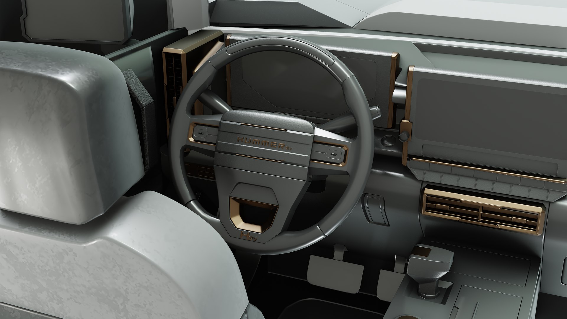 2023 GMC Hummer EV SUT Model - TurboSquid 2023645