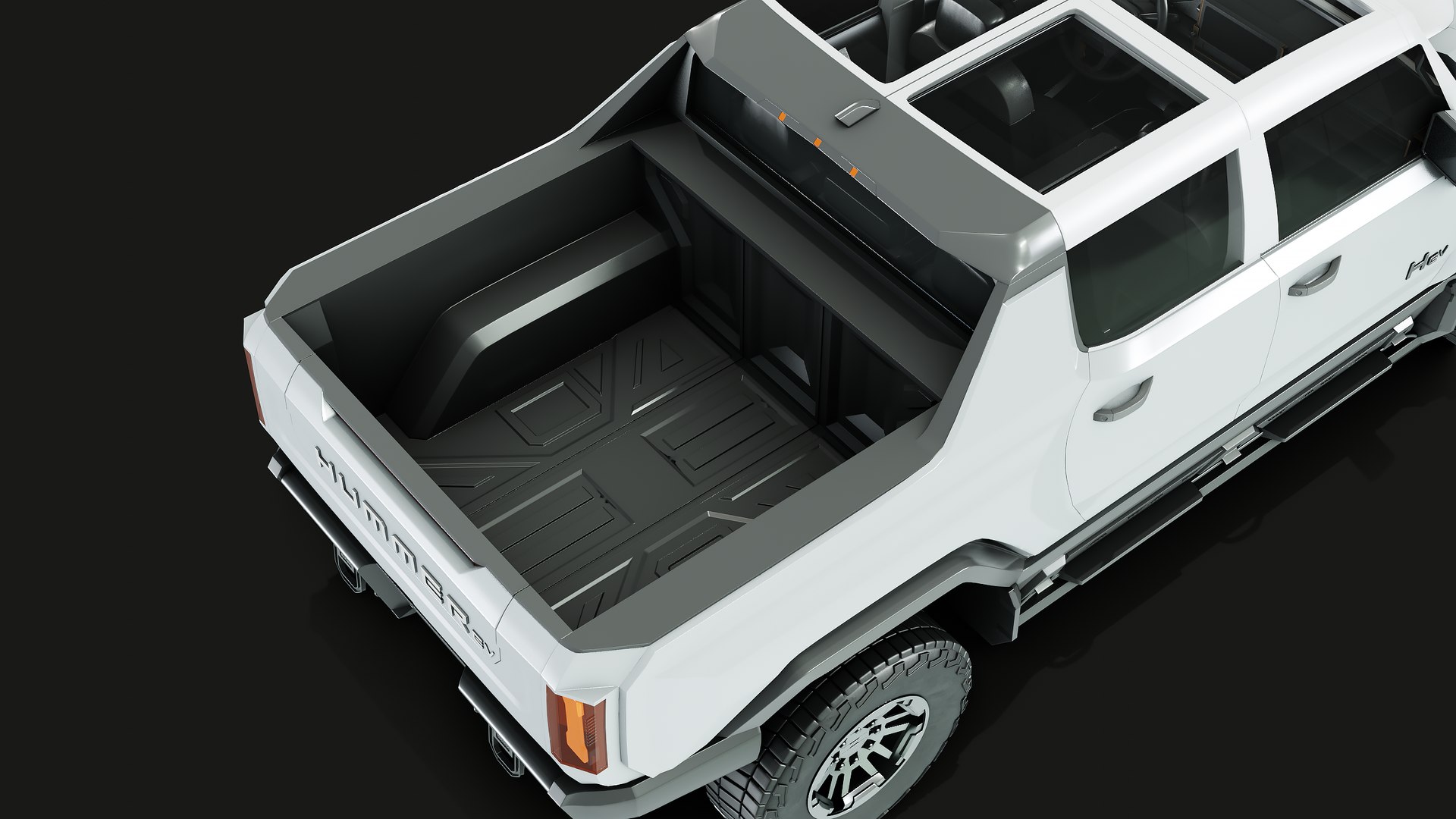 2023 GMC Hummer EV SUT Model - TurboSquid 2023645