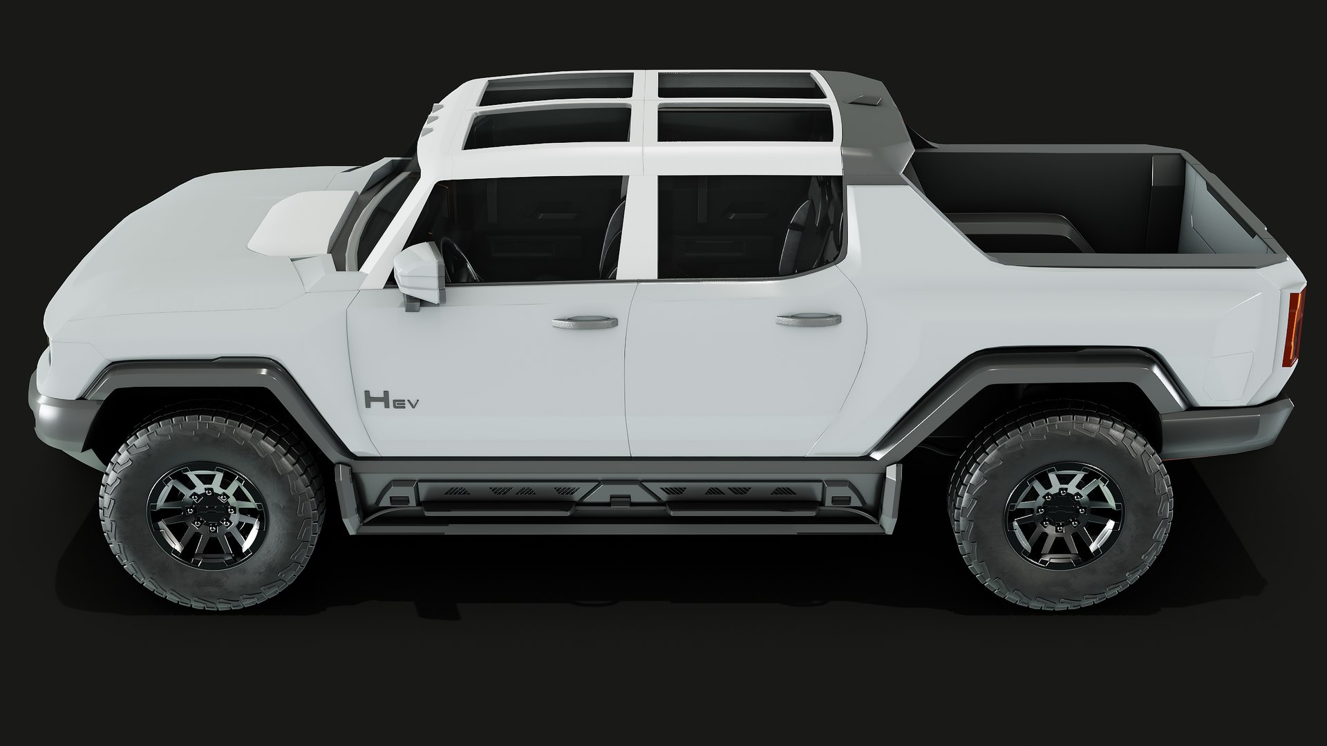 2023 GMC Hummer EV SUT Model - TurboSquid 2023645