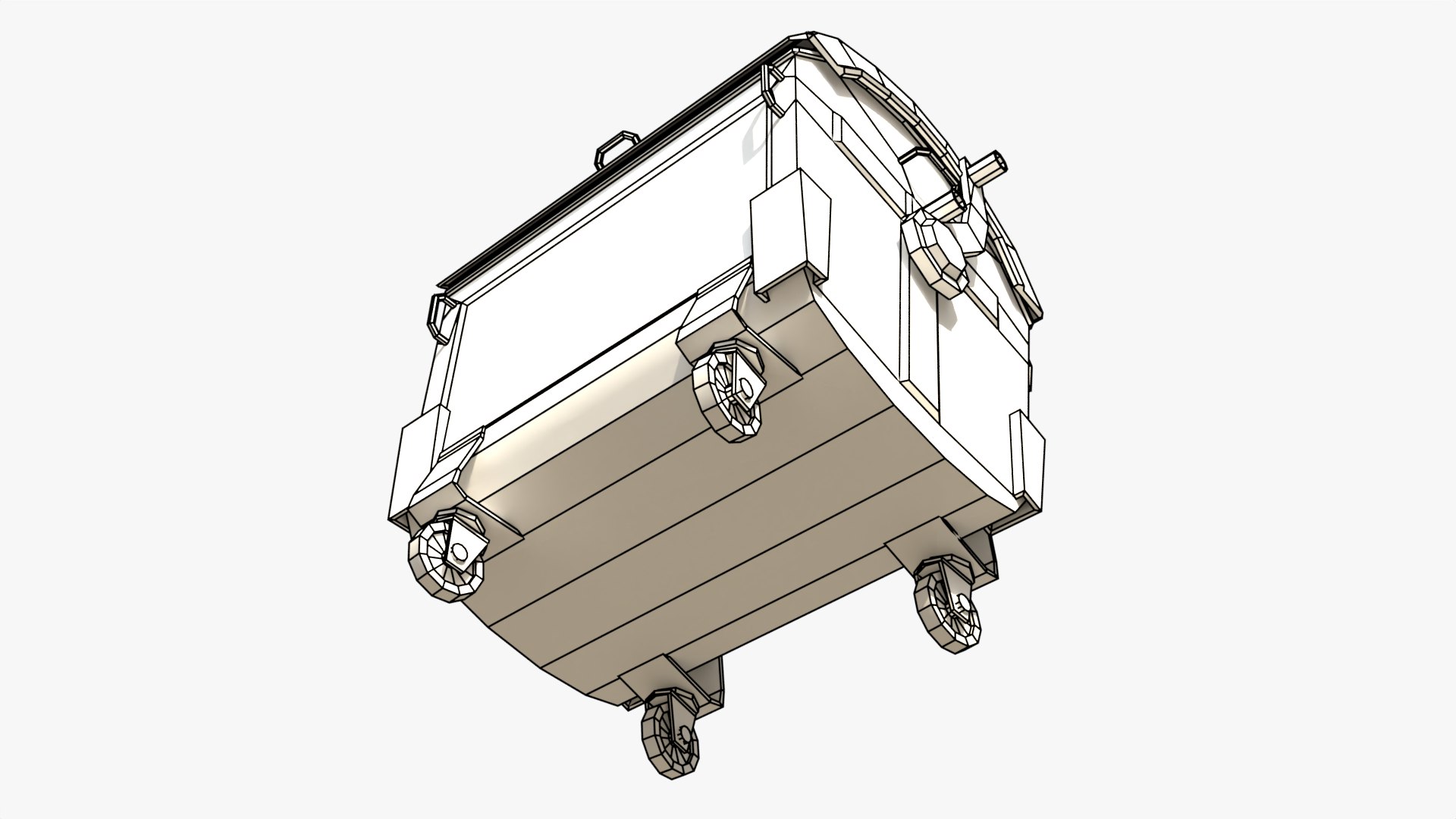 3D Garbage Container Pack Model - TurboSquid 1848833