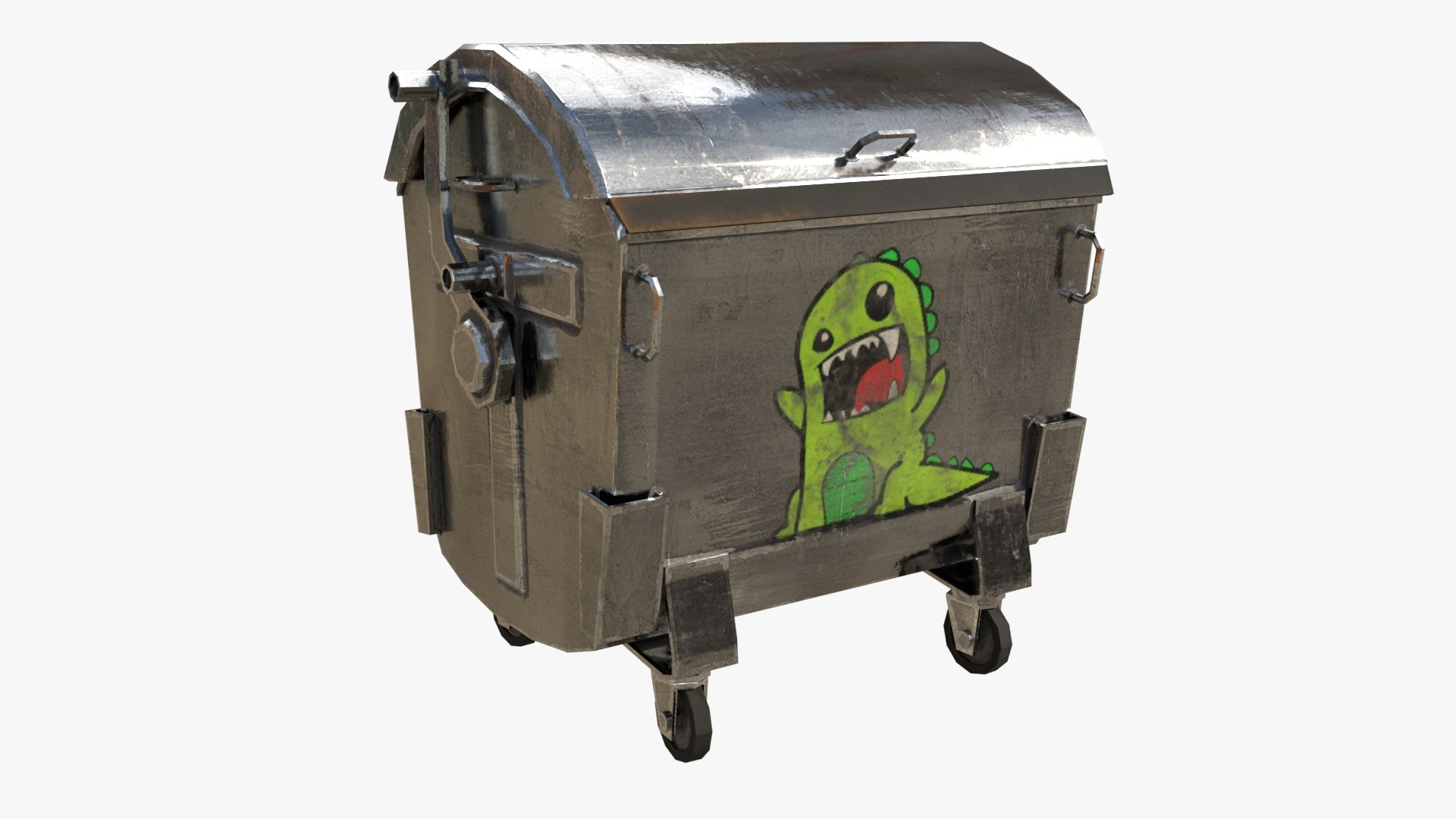 3D Garbage Container Pack Model - TurboSquid 1848833