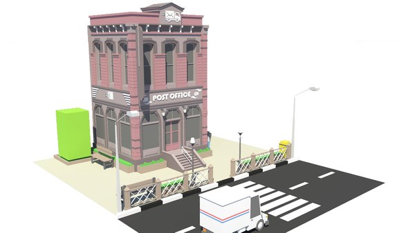 3D postoffice01 - TurboSquid 1403742