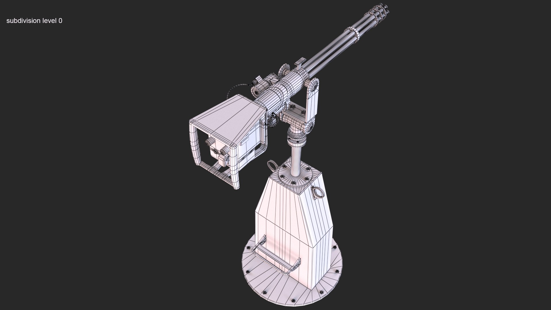 3D M134 Minigun Model - TurboSquid 1768489