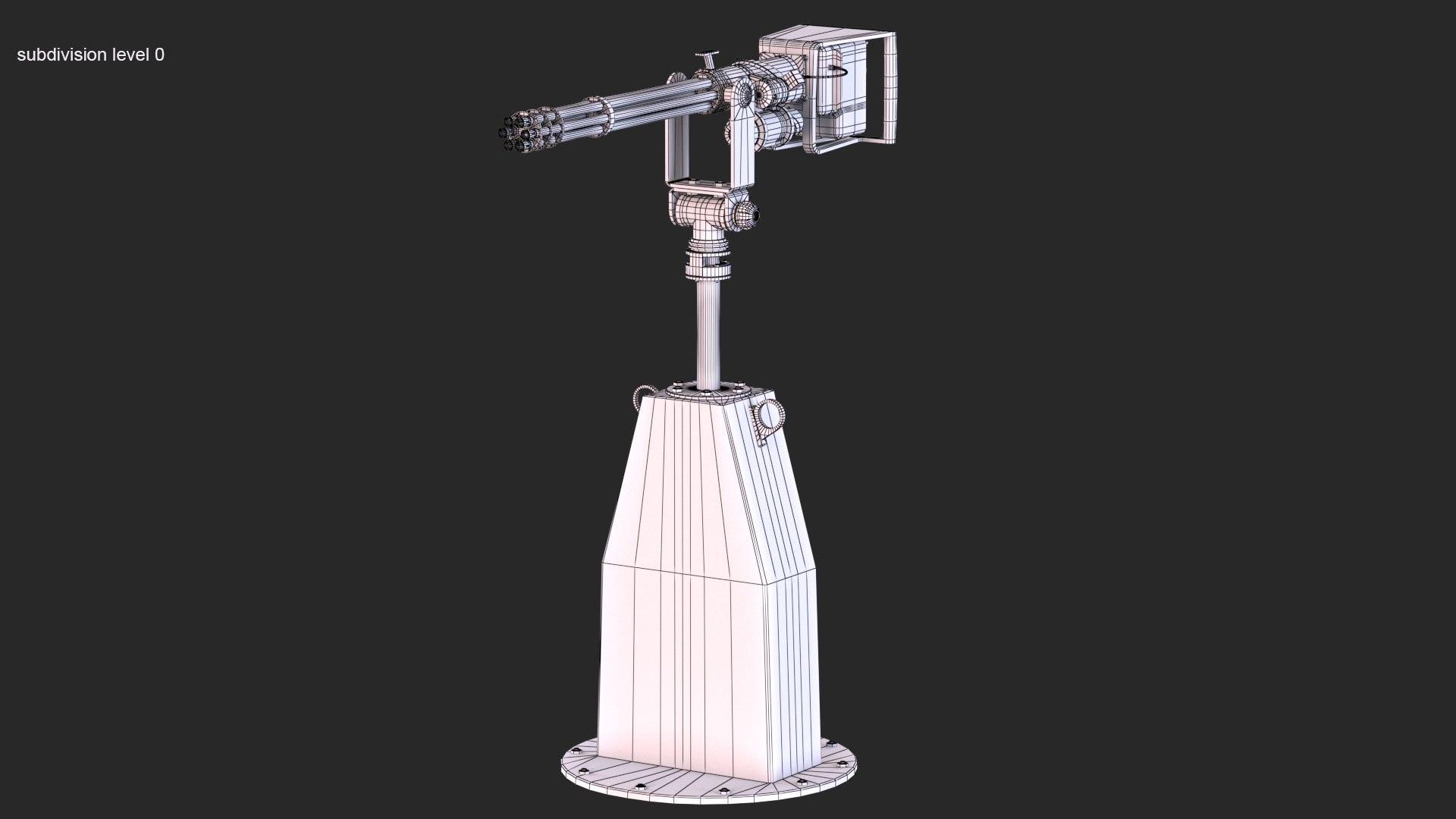 3D M134 Minigun Model - TurboSquid 1768489