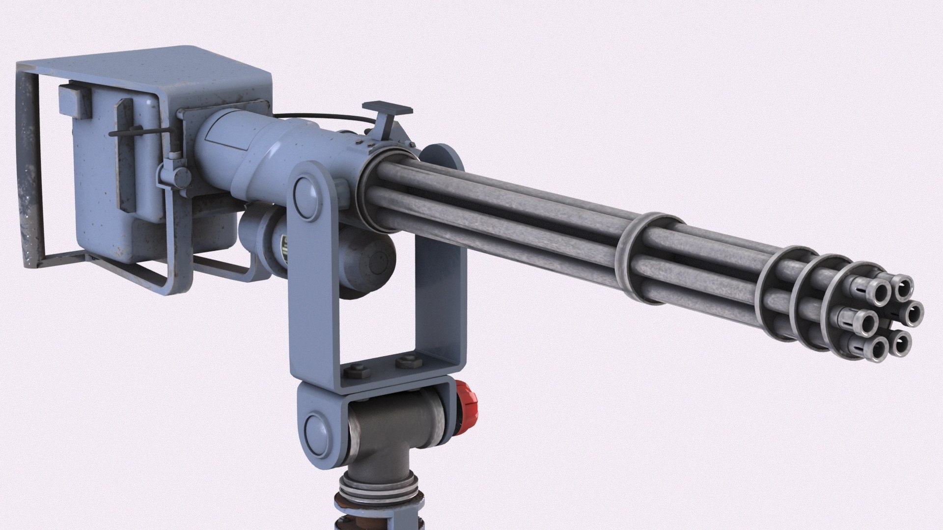 3D M134 Minigun Model - TurboSquid 1768489