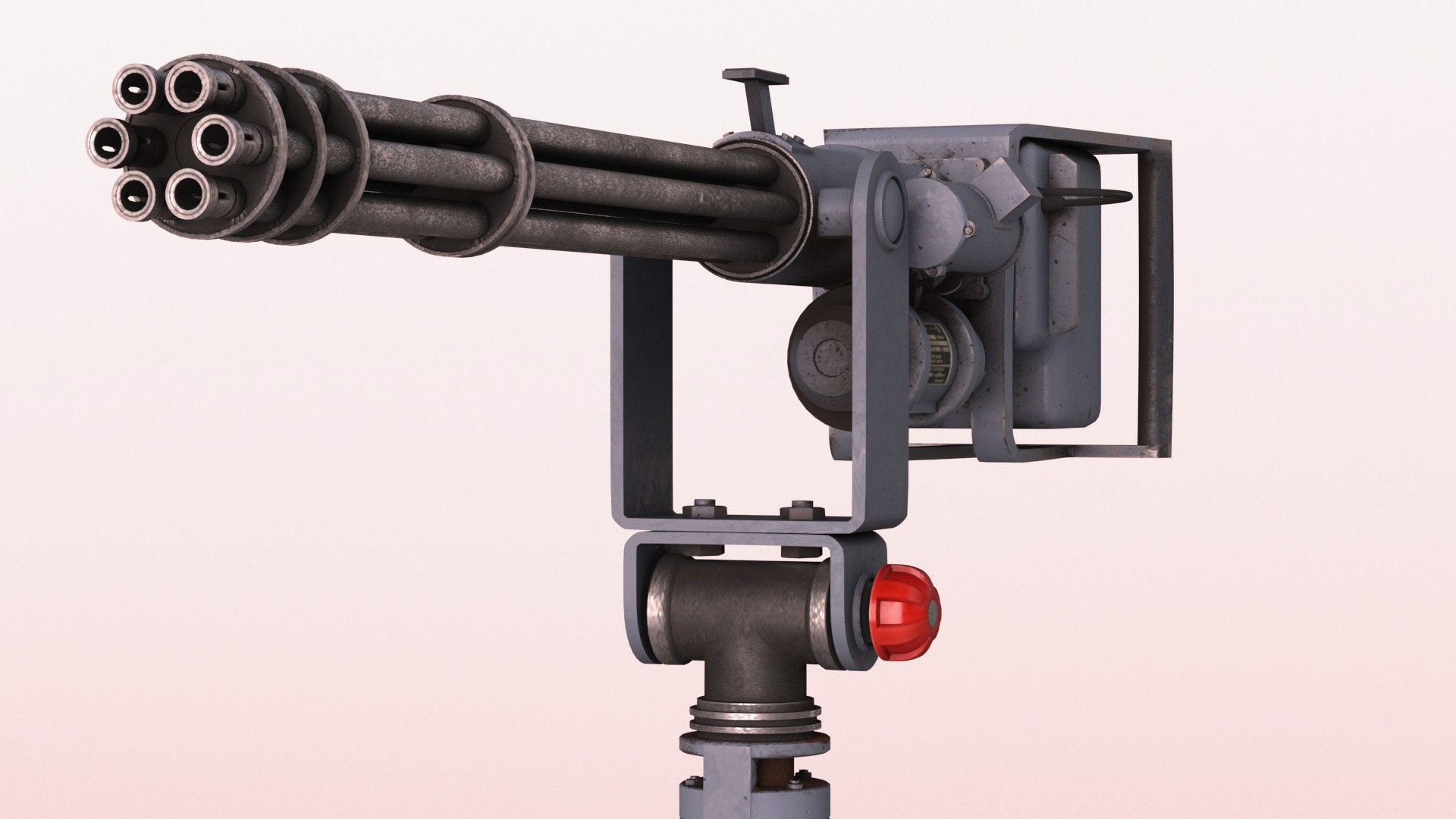 3D M134 Minigun Model - TurboSquid 1768489