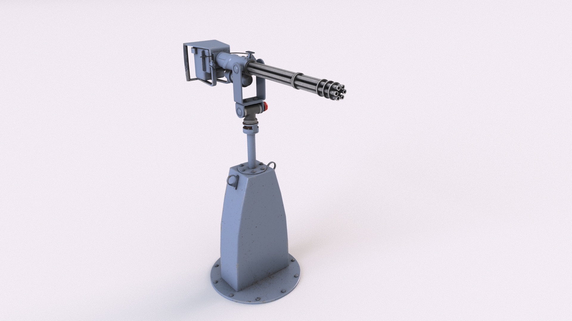 3D M134 Minigun Model - TurboSquid 1768489