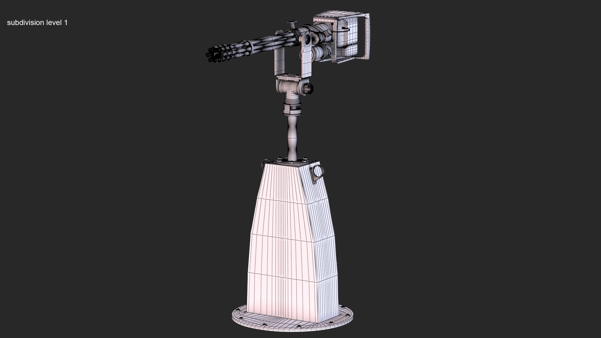 3D M134 Minigun Model - TurboSquid 1768489