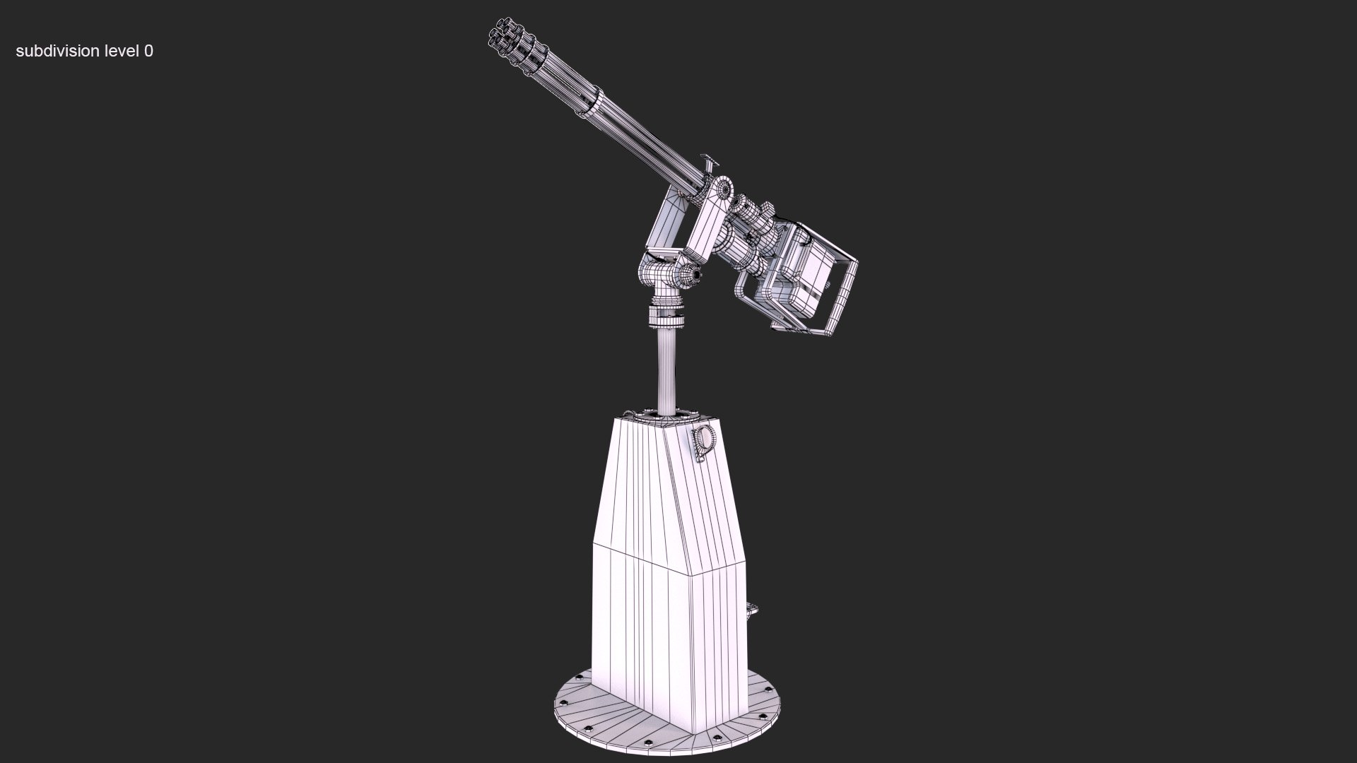 3D M134 Minigun Model - TurboSquid 1768489