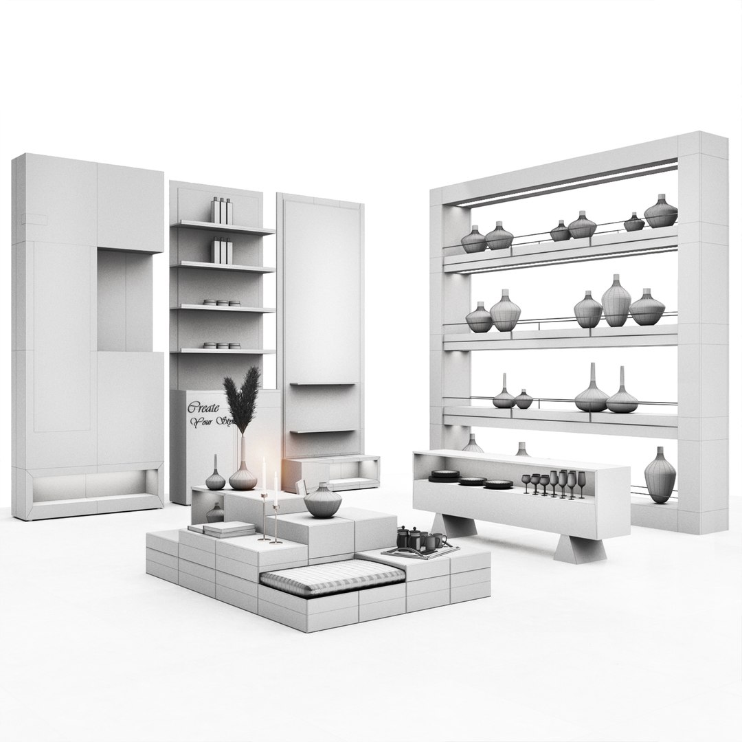 Store set01 showroom 3D - TurboSquid 2117227
