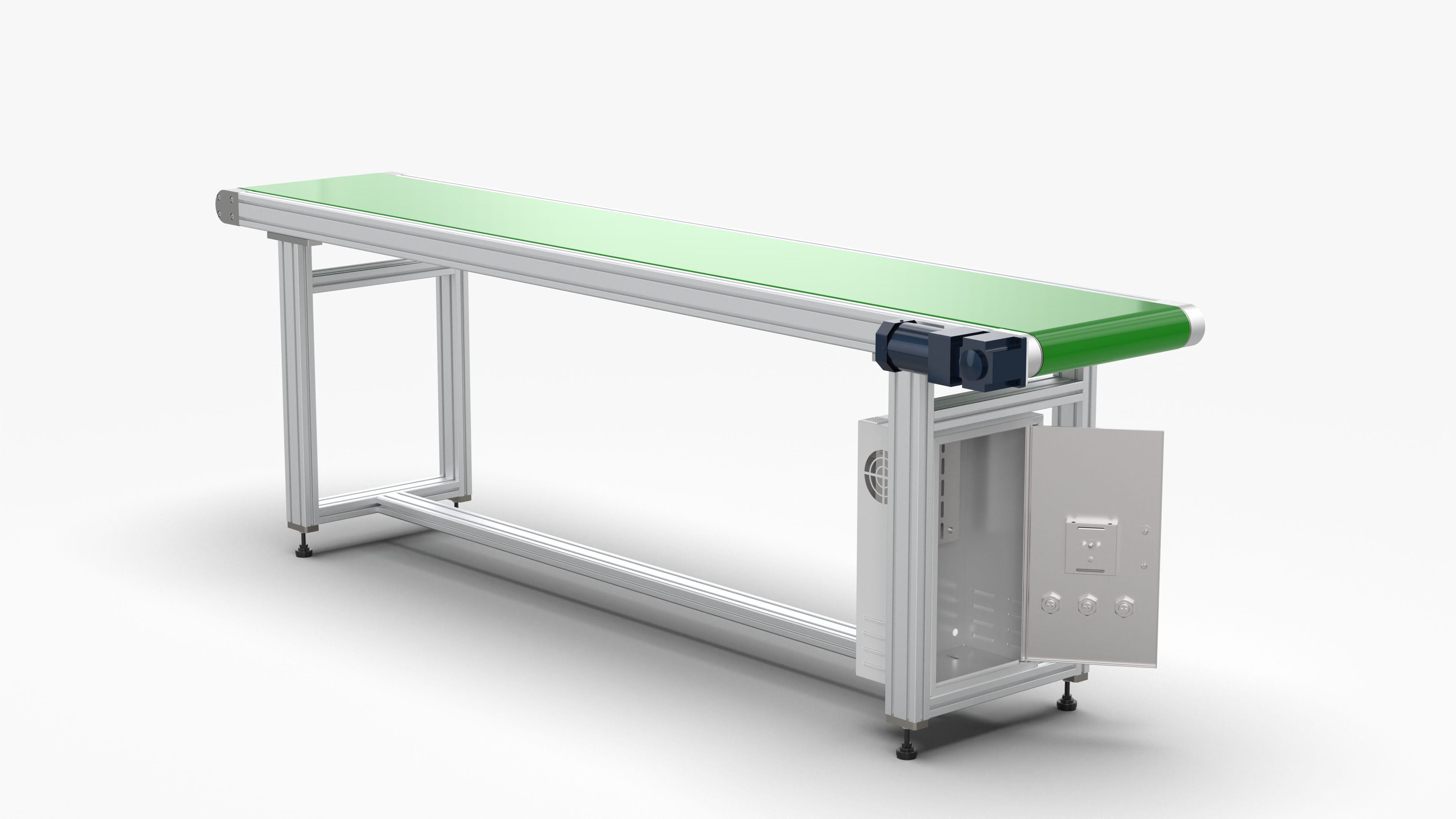 modelo 3d Línea de montaje de cinta transportadora gratis - TurboSquid ...