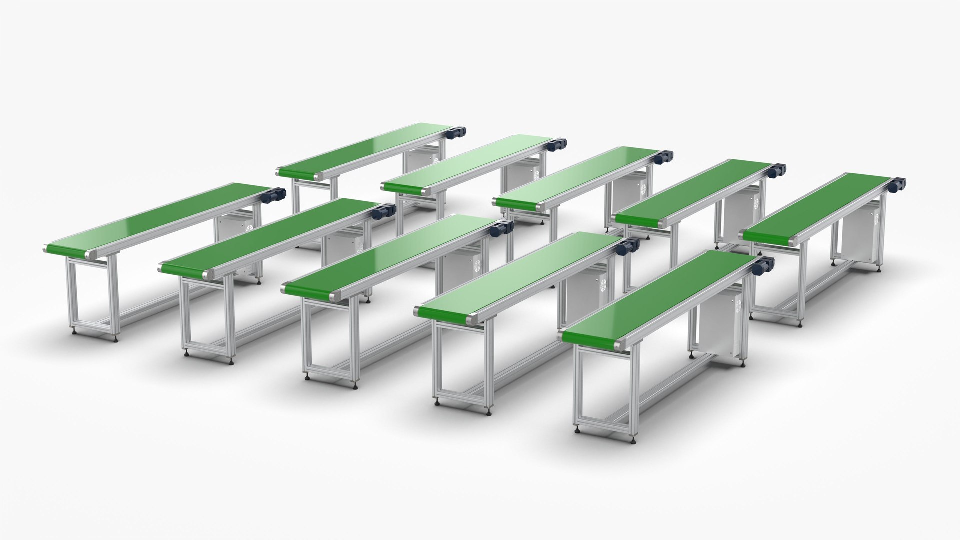 Free Conveyor Belt Assembly Line 3D - TurboSquid 2035314