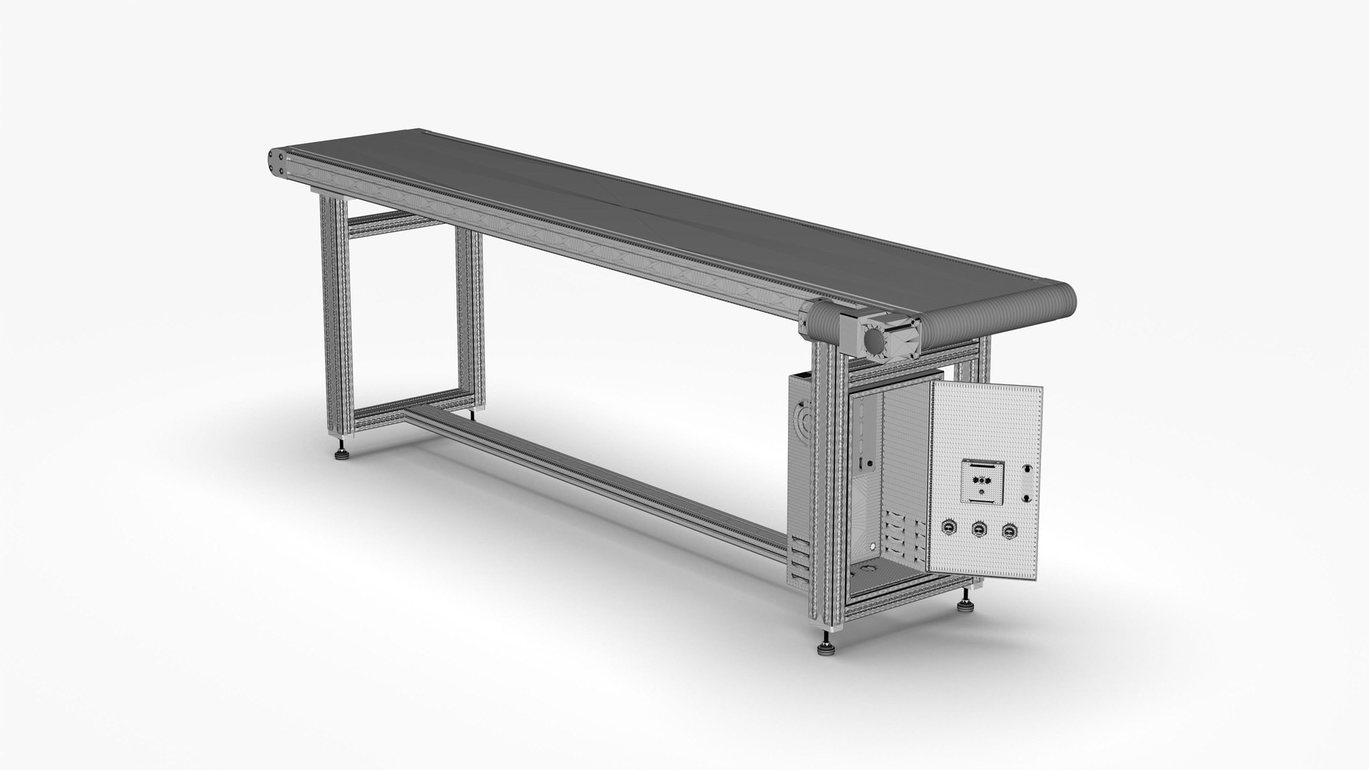 Free Conveyor Belt Assembly Line 3D - TurboSquid 2035314