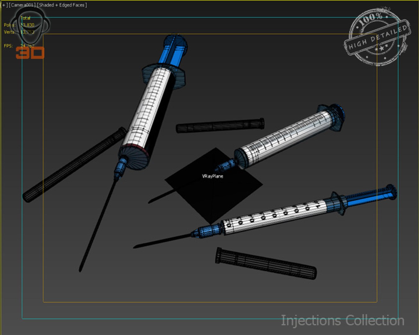 max injections modeled