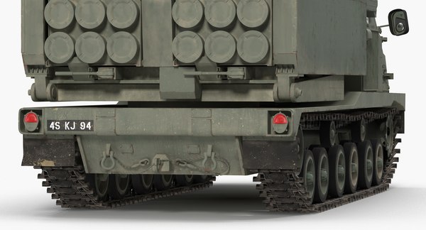 3d m270 multiple launch rocket model