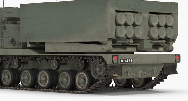 3d m270 multiple launch rocket model